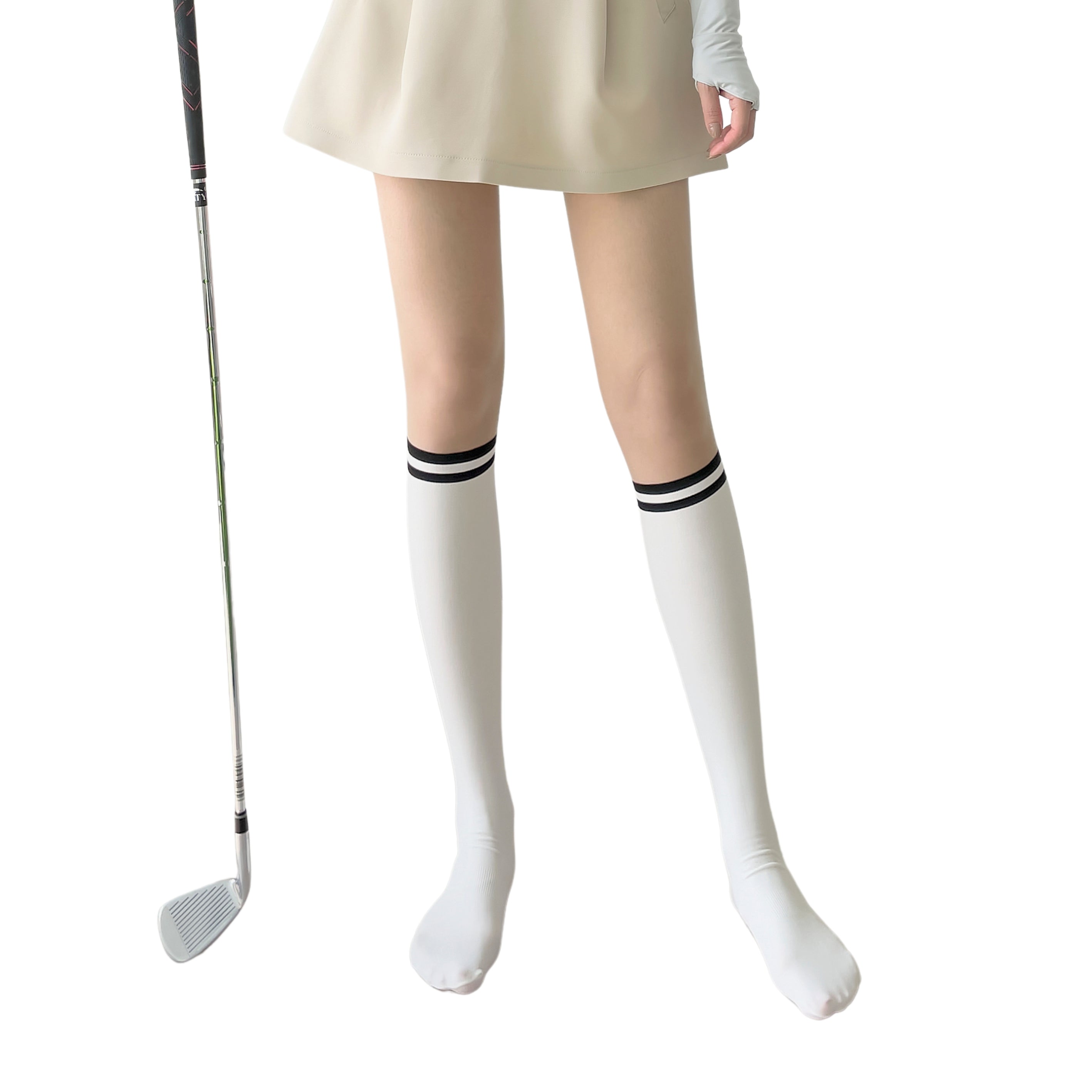 Ringle Two Tone Knee Stockings – kmizlook